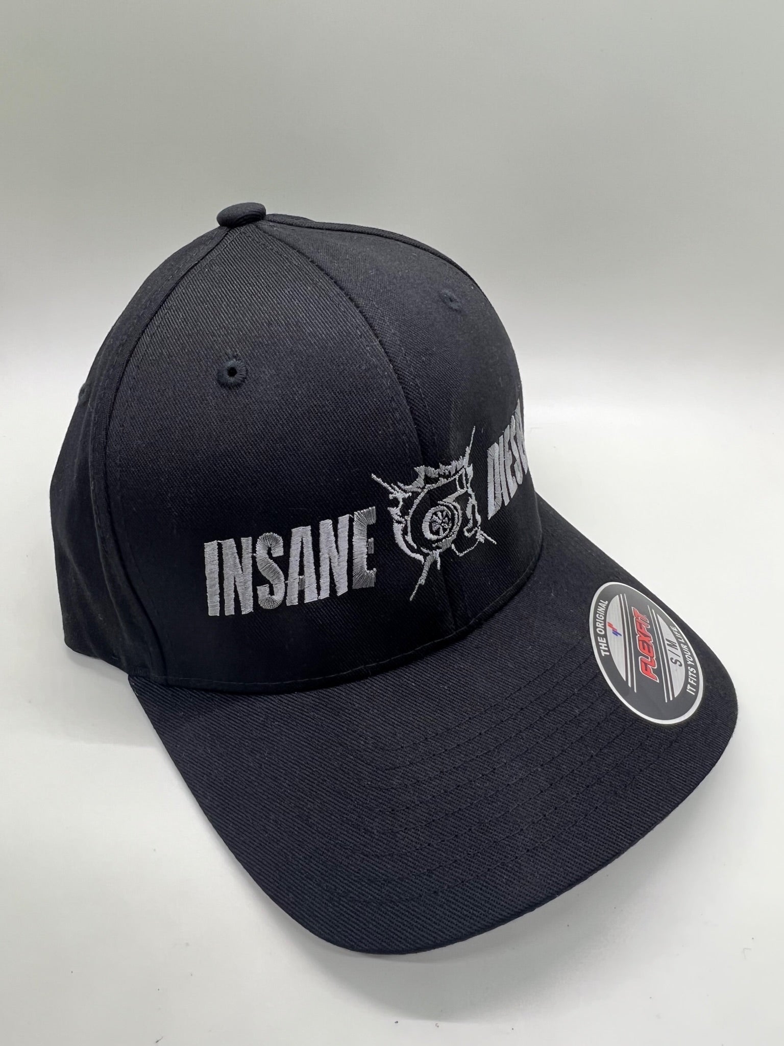 Insane Diesel Hat- Gray Skull Flex Fit
