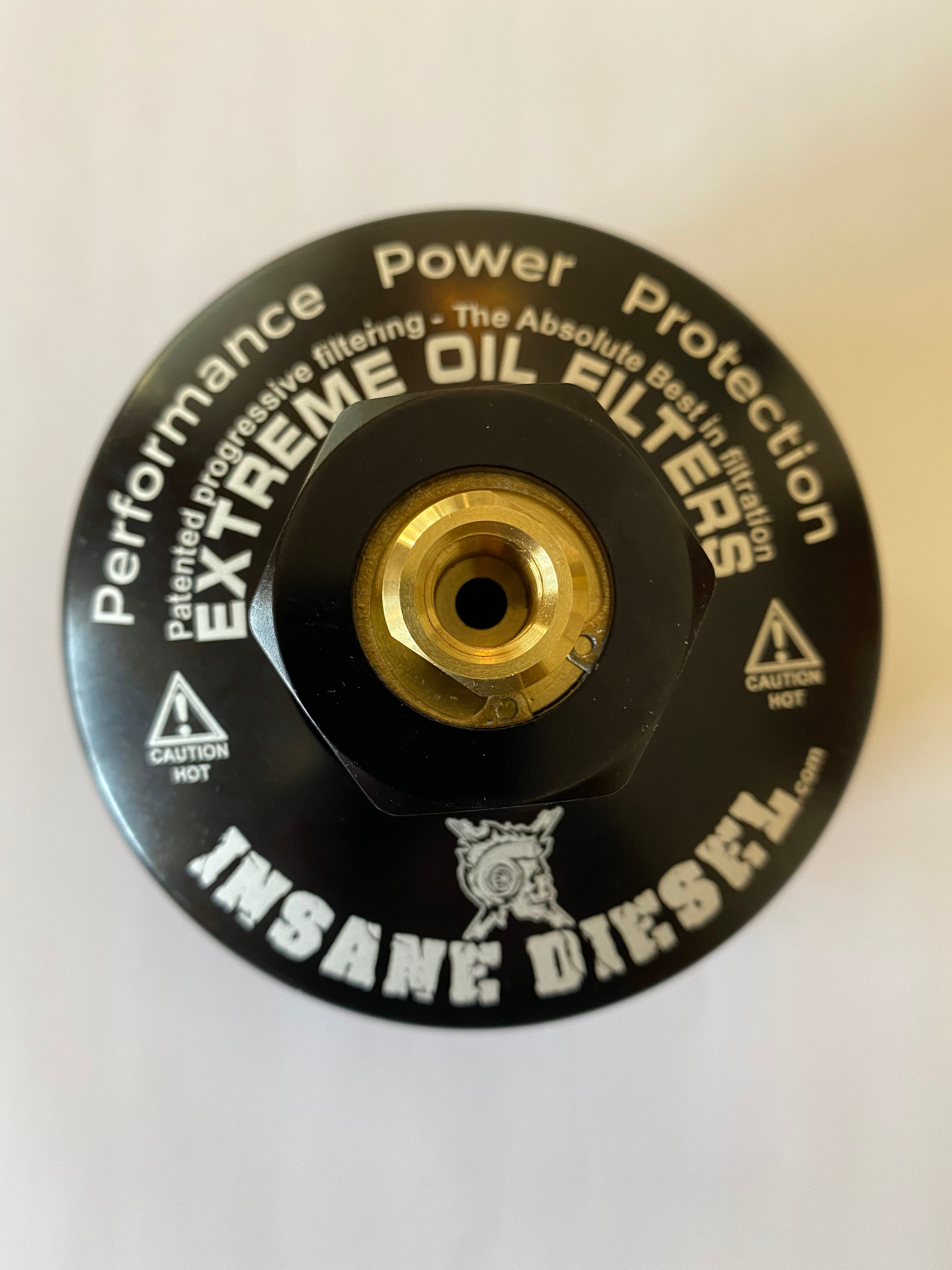 Ford 6.0/6.4 Oil Filter Cap with Swivel Pressure Port – Insane Diesel
