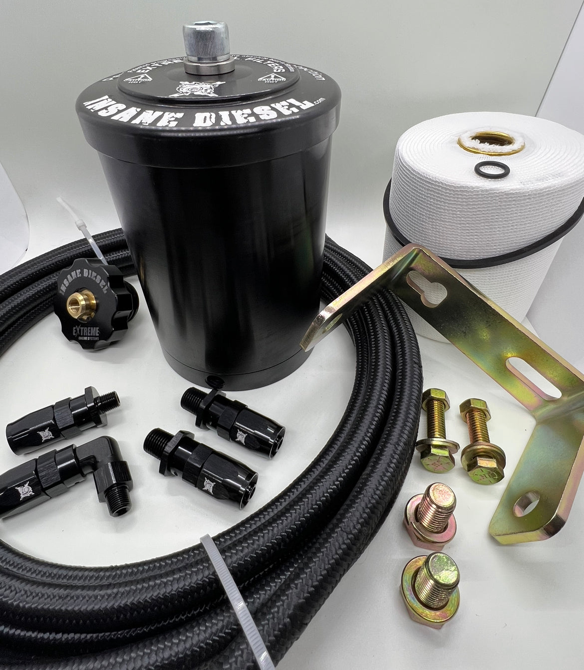 Dodge 5.9L Cummins Bypass Oil Filter Frame Mount Kit – Insane Diesel