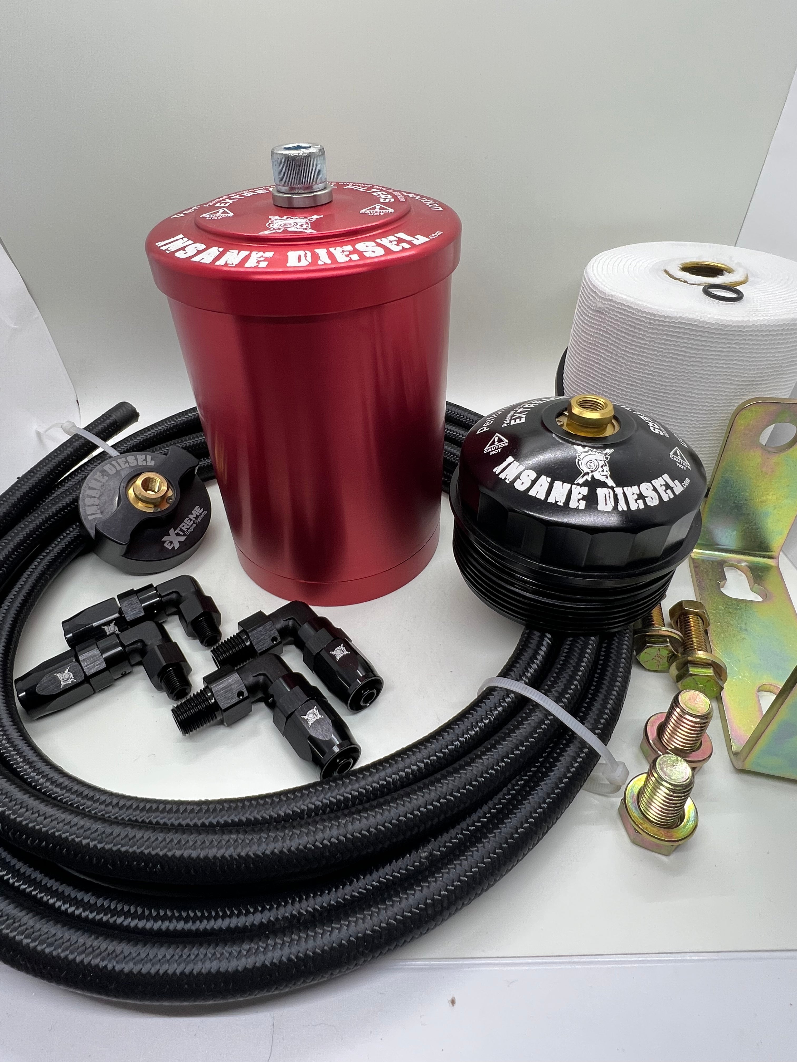 Jeep Cherokee with Mercedes 3.0L OM642 Diesel Bypass Oil Filter Kit ...